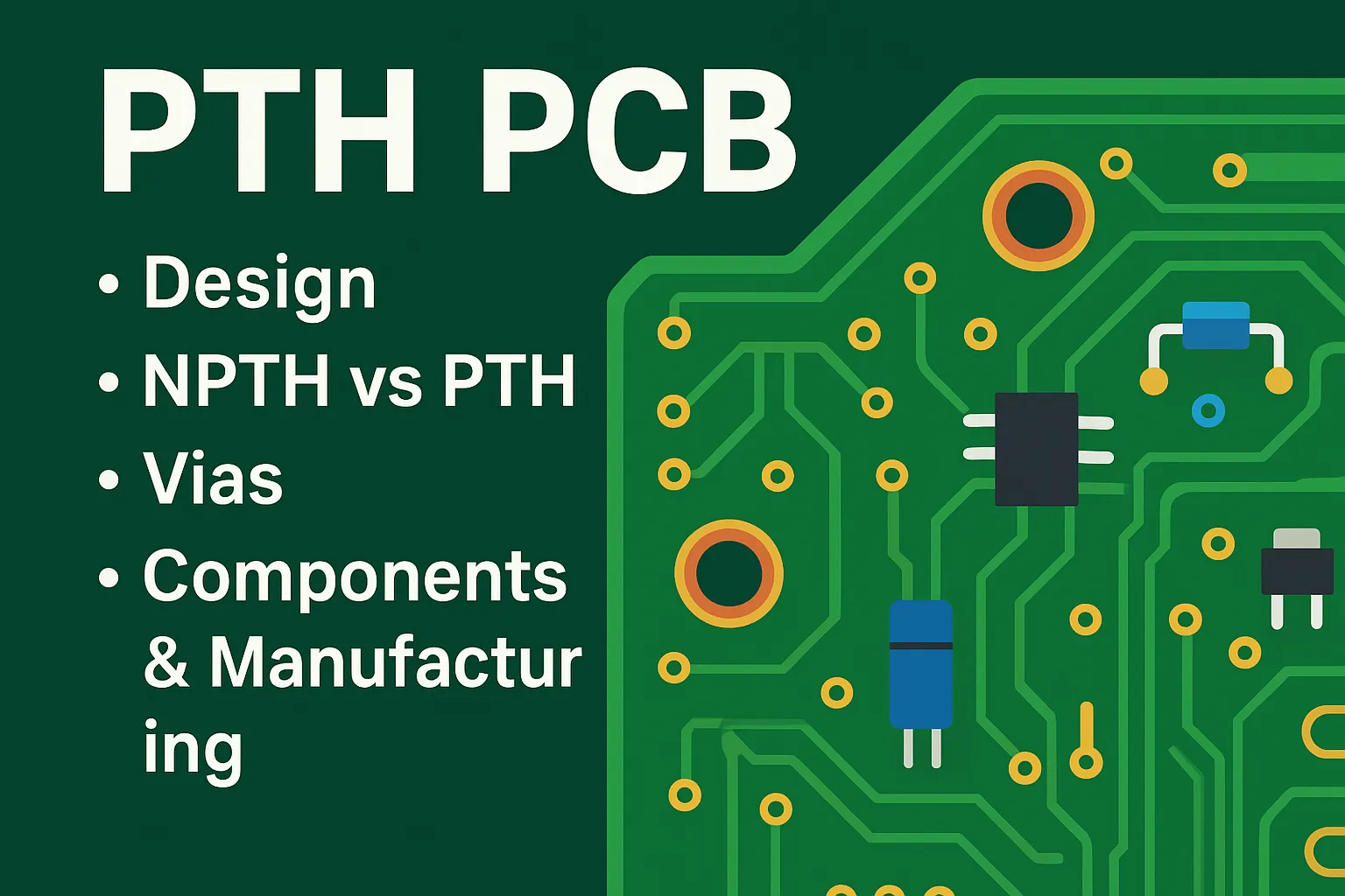 PTH PCB Guide: Design, NPTH vs PTH, Vias & Components