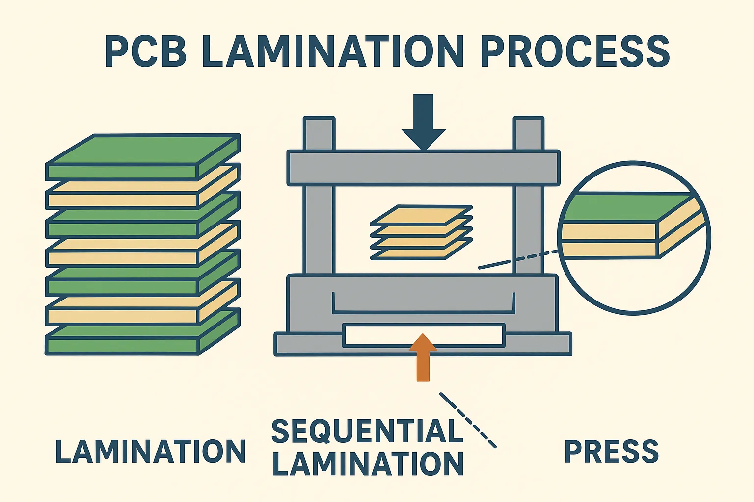 PCB Lamination Process & Sequential Lamination